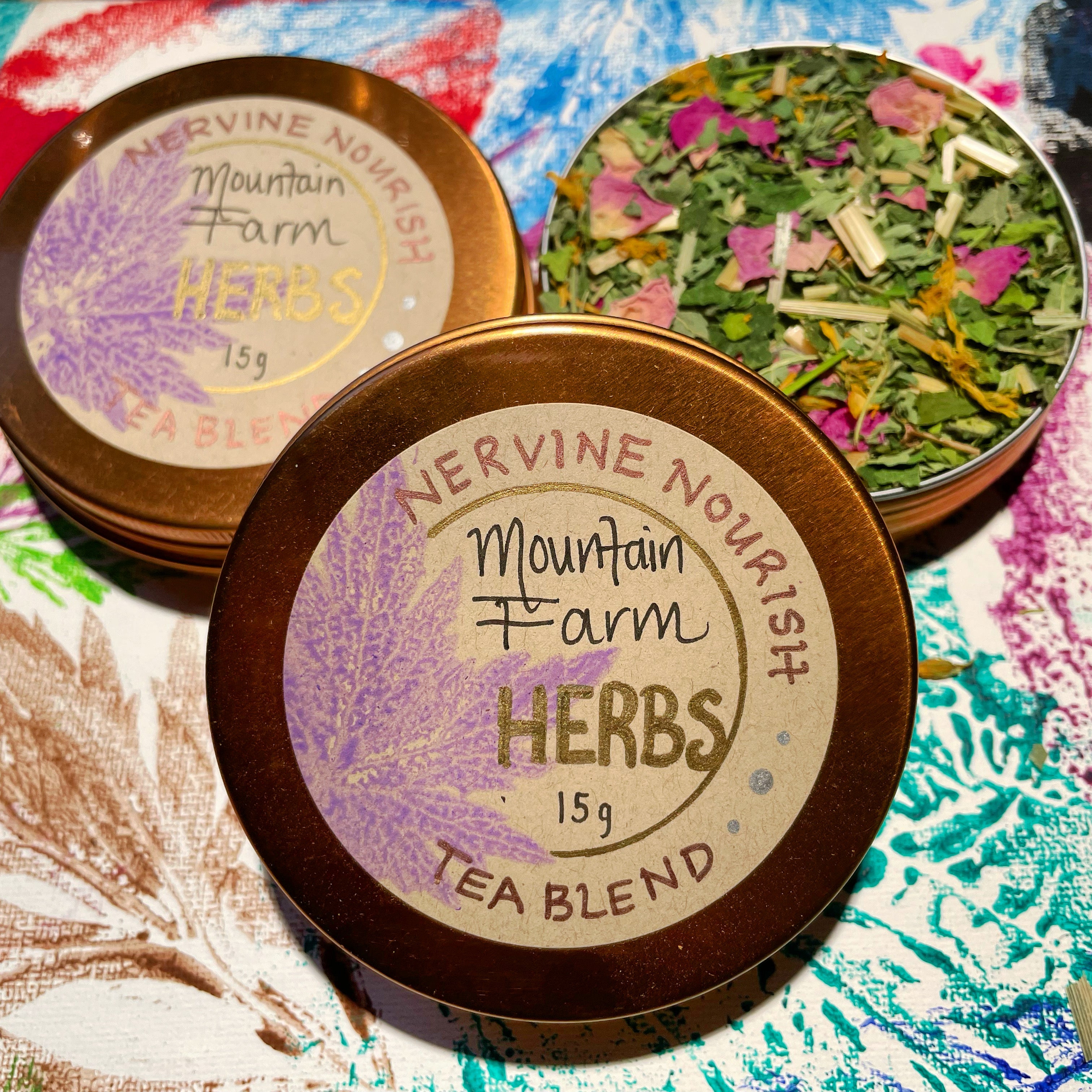Nervine Nourish- Tea Blend – Mountainfarm Herbs